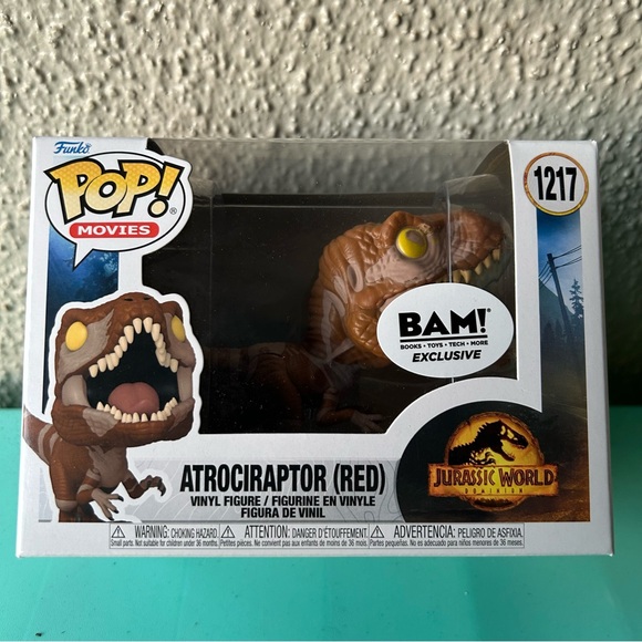 Funko | Toys | Funko Pop Movies 217 Atrociraptor Red Jurassic World ...